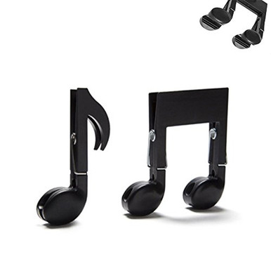 Qinyue.JF Musical Note Clips,Book Stand Page Holder Music Teacher Gift ...