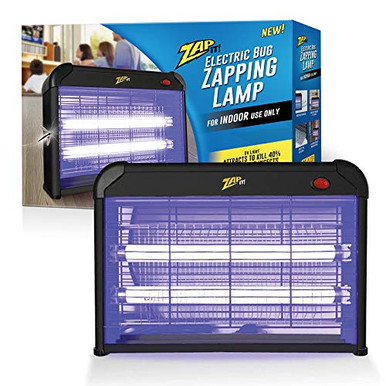 ZAP IT Electric Indoor Bug Zapper 2800 Volt Plug-in 360 Degree Mosquito ...