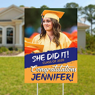 Class of 2020 Yard Sign Graduation Custom Sign Paint Design ...