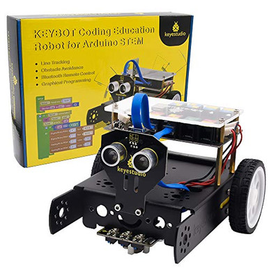 KEYESTUDIO Smart Robot Car Starter Kit for Arduino Bluetooth Remote ...