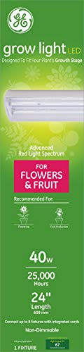 GE Grow Light Bulb 24-Inch LED Grow Lights for Indoor Plants Full ...