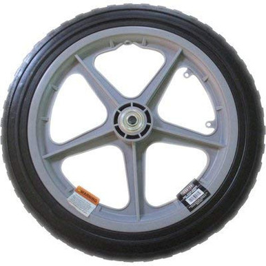 Ironton 16in. Solid Rubber Spoked Poly Wheel - Warehousesoverstock