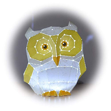 Little Owl DIY Paper Lamp Craft KitCreative Bedside Lamp 3D papercraft ...