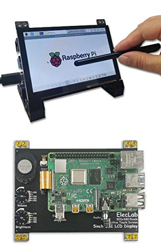 Raspberry Pi Touchscreen Monitor 5 Inch DSI IPS Capacitive LCD Display ...