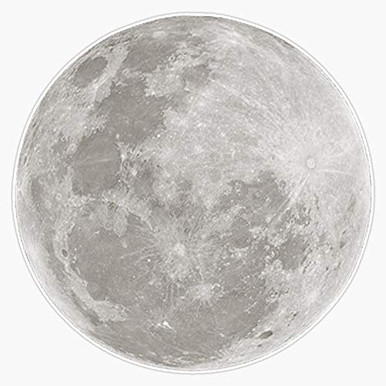 Moon Sticker Vinyl Waterproof Sticker Decal Car Laptop Wall Window ...