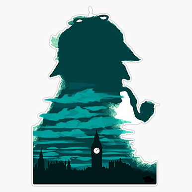 EMC Graphics Sherlock Holmes Vinyl Waterproof Sticker Decal Car Laptop ...