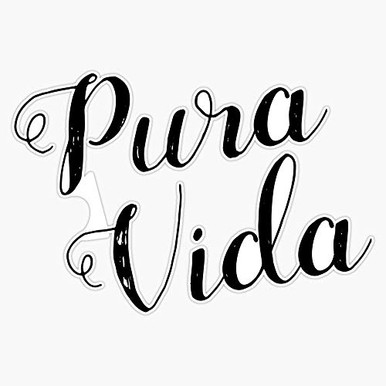 EMC Graphics Pura Vida Vinyl Waterproof Sticker Decal Car Laptop Wall ...