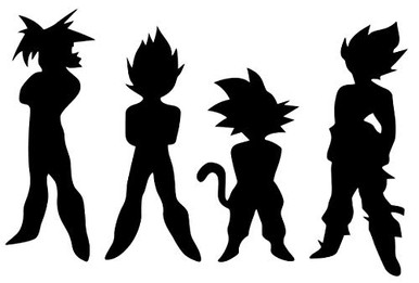 Dragon Ball Z DBZ Team Decal Sticker for Car Bumper Window Laptop Wall ...