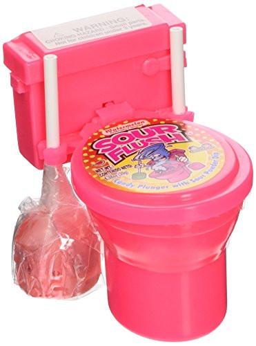 Sour Flush Candy Plungers and Powder Toilet Dip-Random Colors - 1 Unit ...