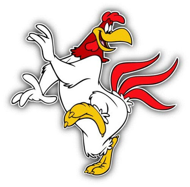 Foghorn Leghorn Rooster Dance Cartoon - Sticker Graphic - Auto Wall ...