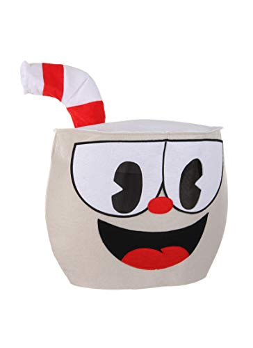 elope Cuphead Felt Character Mascot Head Red - Warehousesoverstock