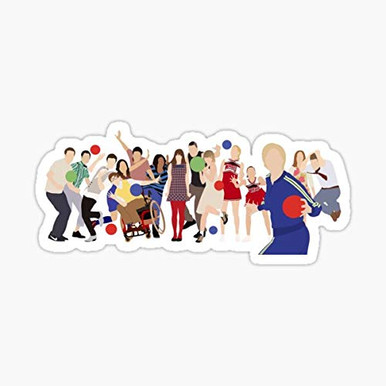 Glee Characters Sticker - Sticker Graphic - Auto Wall Laptop Cell Truck ...