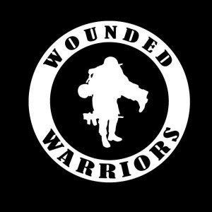 Wounded Warriors Round Military Vinyl Decal Sticker - Sticker Graphic ...