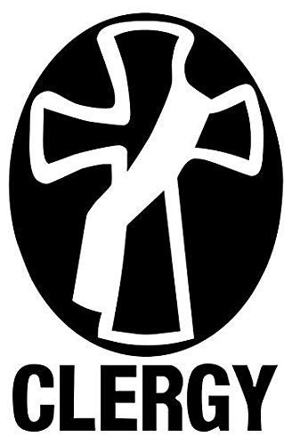Clergy Christian Religion - Sticker Graphic - Auto Wall Laptop Cell ...