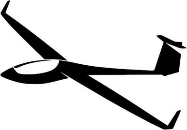 Crazydecals Plane Glider Pilot Vinyl Decal Car Window Bumper Truck Wall ...
