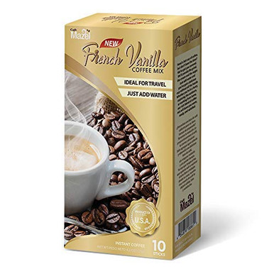Cafe Mazel Instant Coffee - French Vanilla Instant Coffee Mix 3 in 1 ...