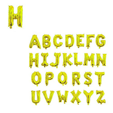 Party Xclusive Gold 42inch Giant Letter Balloon Birthday Wedding ...