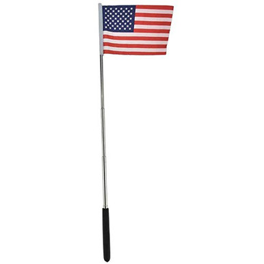 American Flag Mini Telescopic Extendable 20 inch Metal Stick Pole ...