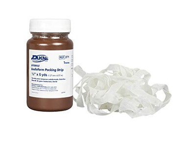 Dukal Plain Wound Packing Strip 1 2 inch x 5 Yards. Woven Gauze Fabric ...