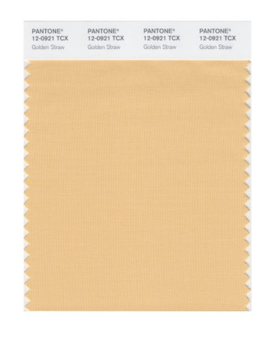 PANTONE SMART 12-0921X Color Swatch Card, Golden Straw ...