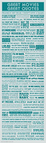 Great Movies Great Quotes Classic Film Lines Typography Decorative ...
