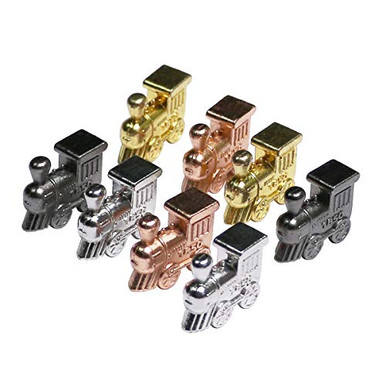 Exqline Train Markers for Mexican Train Dominoes Game Set of 8 - 4 ...