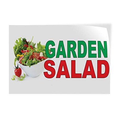 Decal Stickers Multiple Sizes Garden Salad Green Red Bar Restaurant ...