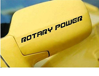 StickerLoaf Brand ROTARY POWER Decal Racing Side mirror door Decals ...