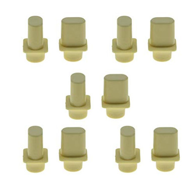 KAISH Pack of 10 Ivory Vintage Top Hat Switch Tip 3 Way or 4 Way Pickup ...