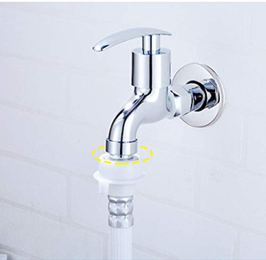 5 Garden Patio Taps Wall Mount Brass Kitchen Sink Faucet Bathroom ...