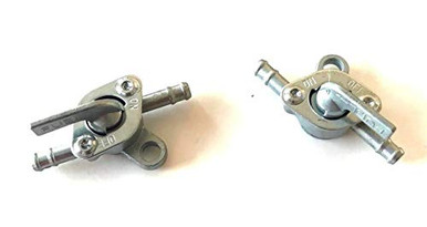 shueysales 2pc 1 4 inch Universal Metal Inline Fuel PETCOCK Shut Off ...