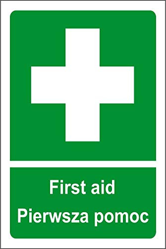 INDIGOS UG - Sticker - Safety - Warning - Multilingual Signs First aid ...