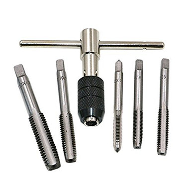 Antoop Adjustable 6 PCS Metric T-Handle Tap Wrench Set M6/M7/M8/M10/M12 ...