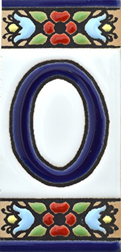 House numbers 3 inch. Handpainted house number tiles for signs ...