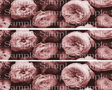 Pink Roses Birthday - Side Strip - 2D Edible Cake Party Topper - D24180 ...