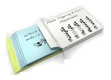 Flute Fingerings & Flute Parts Flashcard Set - Warehousesoverstock