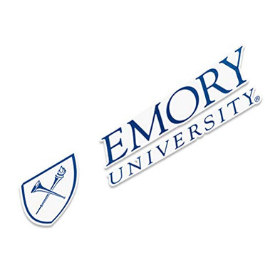 Emory University NCAA Name Logo Vinyl Decal Laptop Water Bottle Car ...