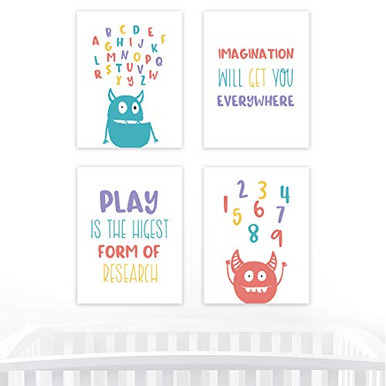 Andaz Press Nursery Kids Room Art Unframed Wall Art Poster Home Decor 8 ...