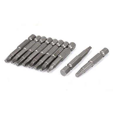 Uxcell a16010500ux0420 50mm Length S2 Magnetic Square Screwdriver Bits ...
