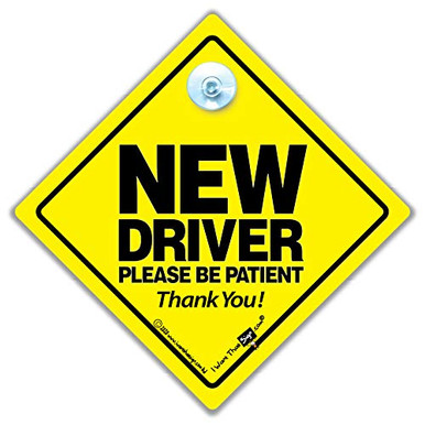 DRIVING iwantthatsign.com New Driver New Driver Car Sign New Driver ...