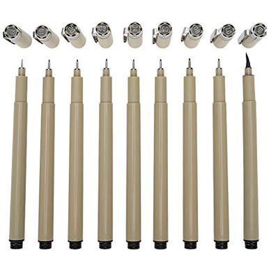 Precision Micro-Pen Fineliner Ink Pens Set Fine Point Drawing Pen ...