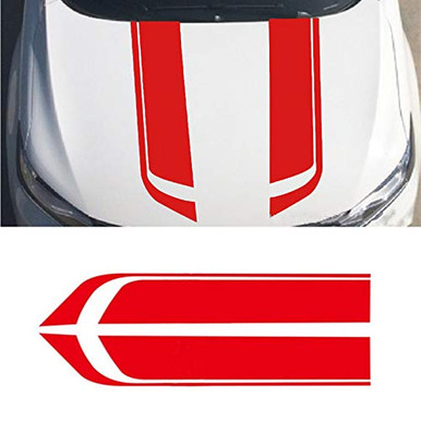 LANZMYAN Car Hood Decal Sticker DBS002 Universal Hood Racing Body Side ...