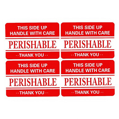 tianxiang 200 2x3 Fragile Handle Care Perishable Shipping Labels ...