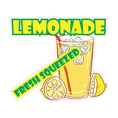 Die-Cut Sticker Multiple Sizes Lemonade Fresh Squeezed Restaurant and ...