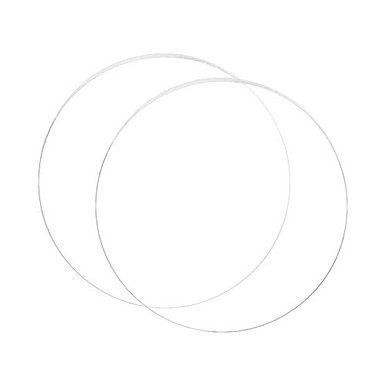 BENECREAT 2PCS 8 Inch Clear Acrylic Sheet Round Circle Dis Acrylic ...