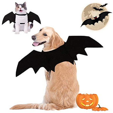 CAISANG Dog Halloween Costumes Cat Dog Bat Costume Wings Pet Bat Wings ...