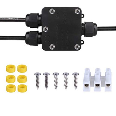 Junction Box Waterproof IP68 3 Way Plug Line M25 Coaxial Cable ...