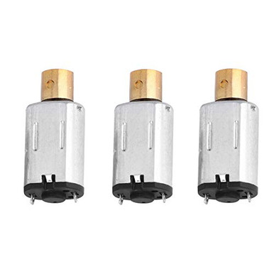 3PCS Vibration Motor DC 1.5V 3V 6V 1000RPM M20 Mini Micro Vibration ...