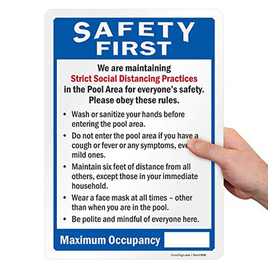 SmartSign Safety First - We are Maintaining Strict Social Distancing ...