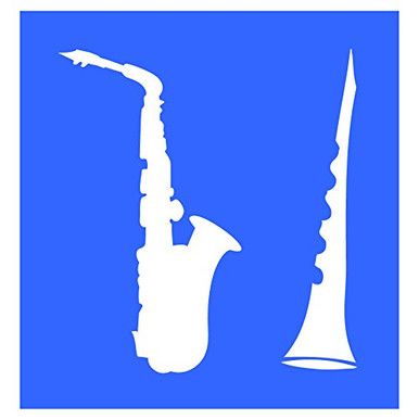 Auto Vynamics - Stencil-Music-Winds - Saxophone and Flute Individual ...